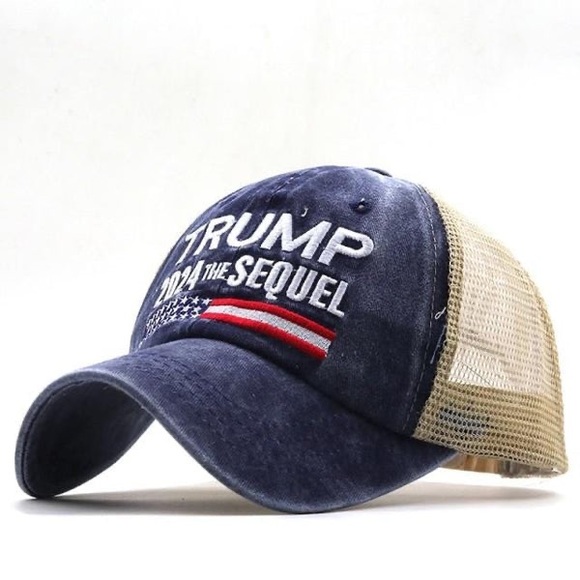 Accessories | Trump 224 The Sequel Distressed Look Cool Mesh ...